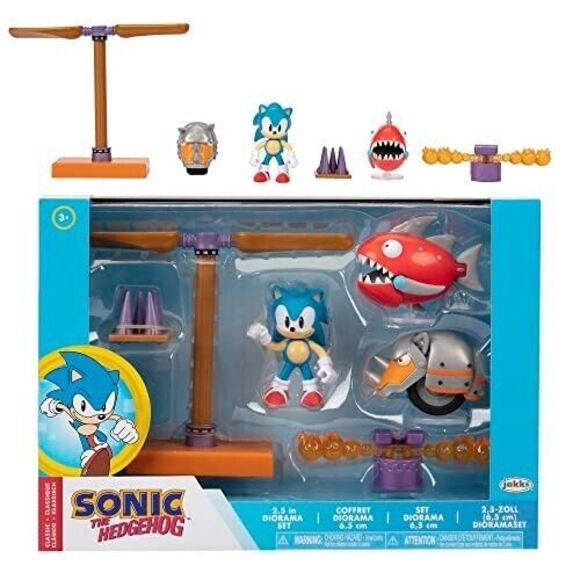 JAKKS Pacific | Toys | Sonic The Hedgehog Action Figures 25 Diorama Set ...